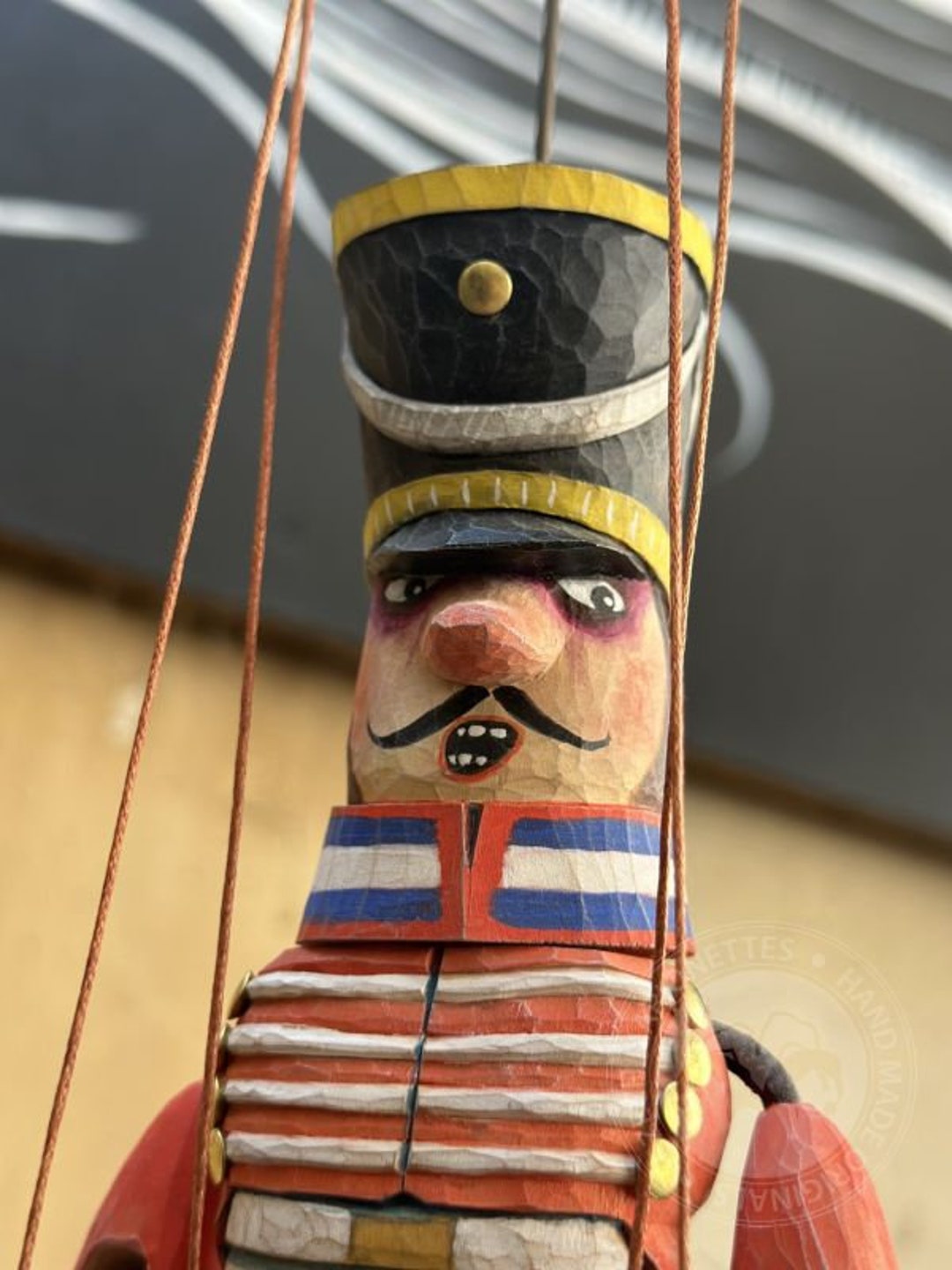Soldier - Wooden Hand-carved Czech Marionette - Etsy