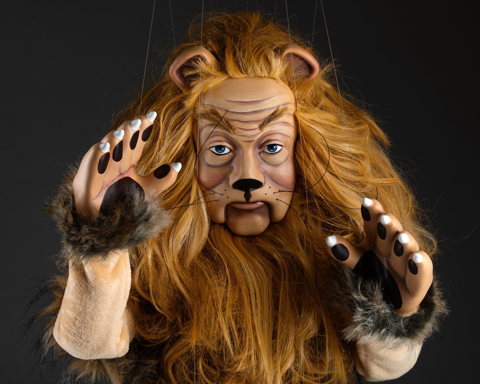 Cowardly Lion - Marionette From the Movie ''wizard of Oz'' - Etsy