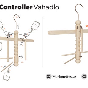 Great Controller – Skupa Type – a Marionette Part, Wood - Etsy