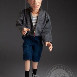 Portrait Marionette - 24 Inches (60 Cm) Tall - Movable Mouth, Movable ...
