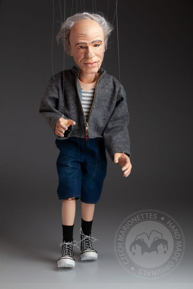 Portrait Marionette - 24 Inches (60 Cm) Tall - Movable Mouth, Movable ...