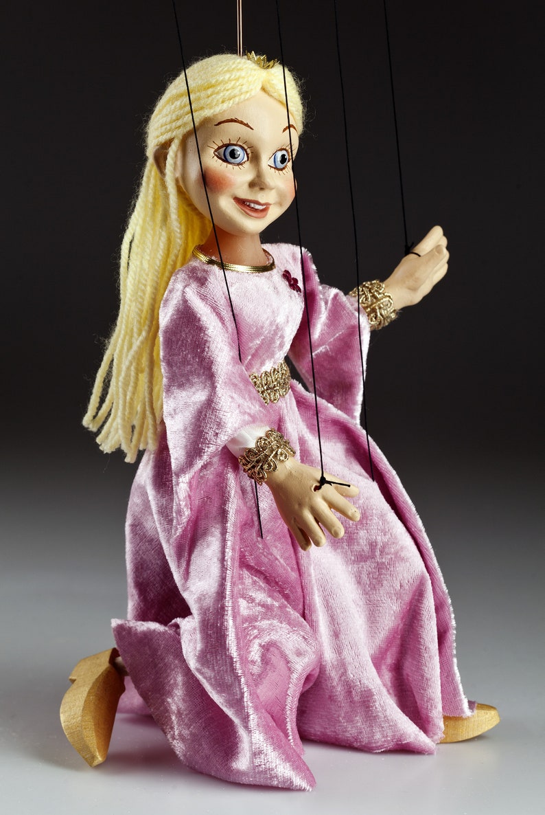 Princess Rosie Awesome String Puppet Handmade in Small - Etsy