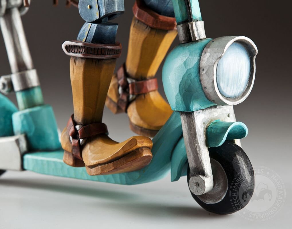 Amazing Scooter Hedgehog string puppet from Zoo Sapiens | Etsy