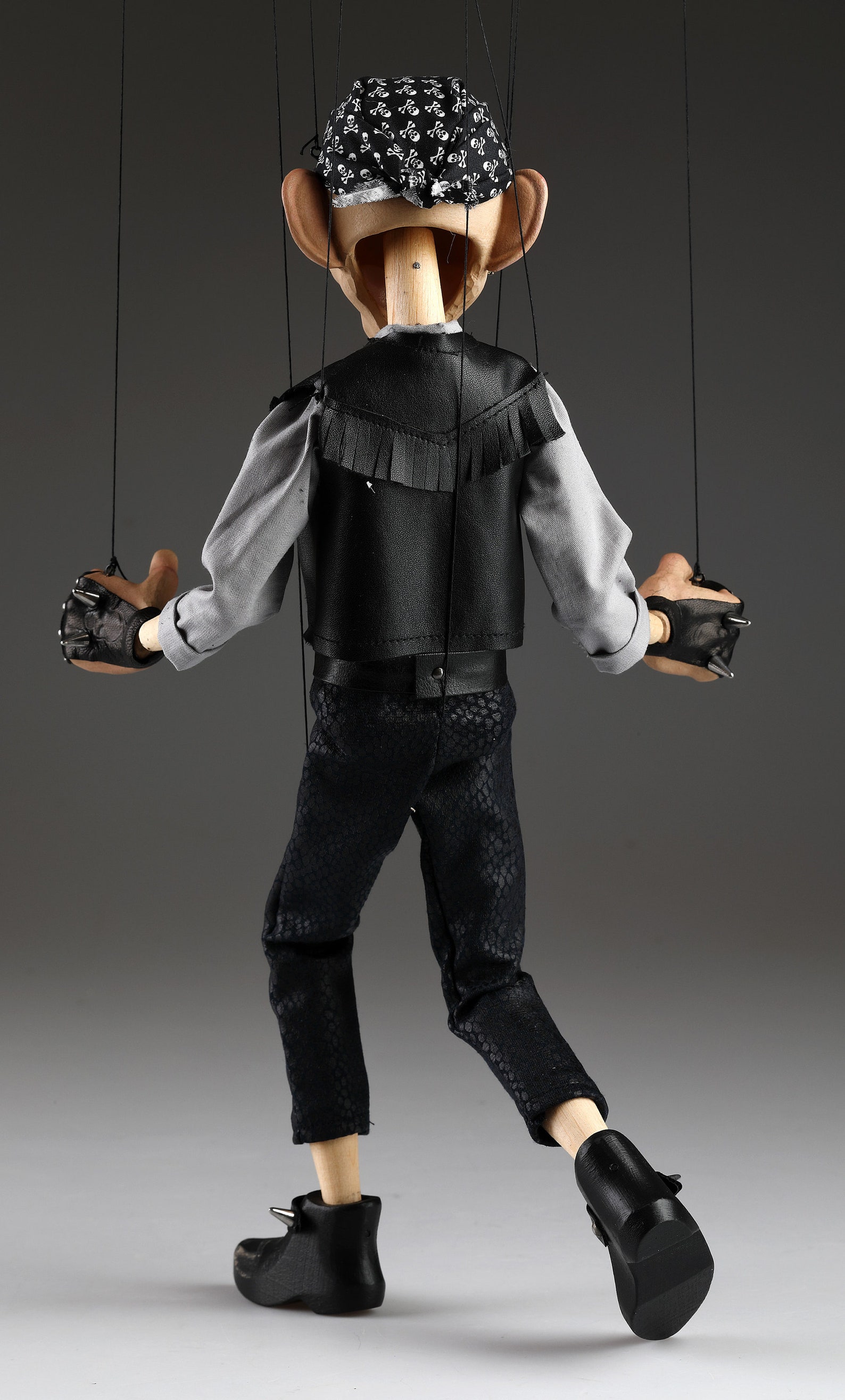Motor-biker Bob Marionette 18 Inches 45 Cm Tall String - Etsy