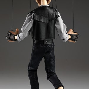 Motor-biker Bob Marionette, 18 Inches (45 Cm) Tall String Puppet - Etsy