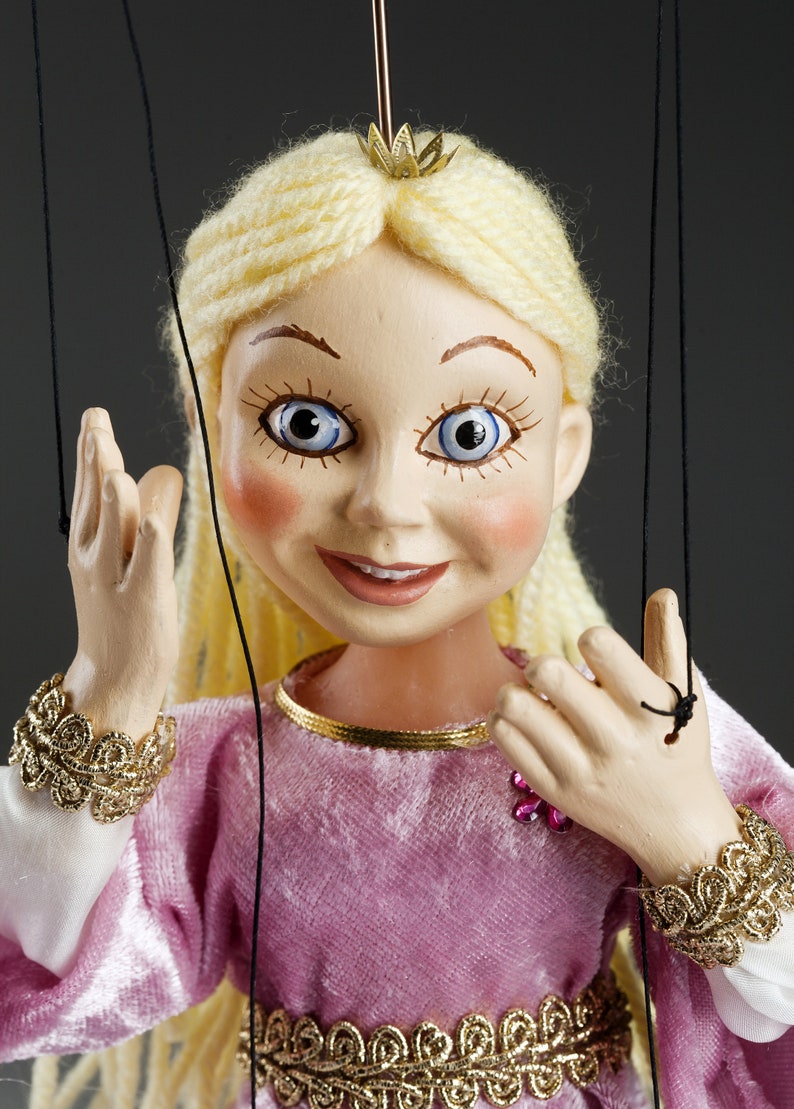 Princess Rosie Awesome String Puppet Handmade in Small - Etsy