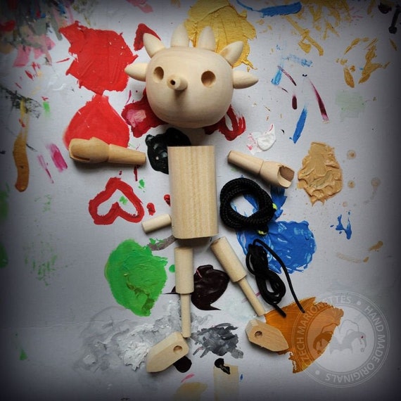 Pepe Puppet DIY KIT Build your own marionette puppet from | Etsy