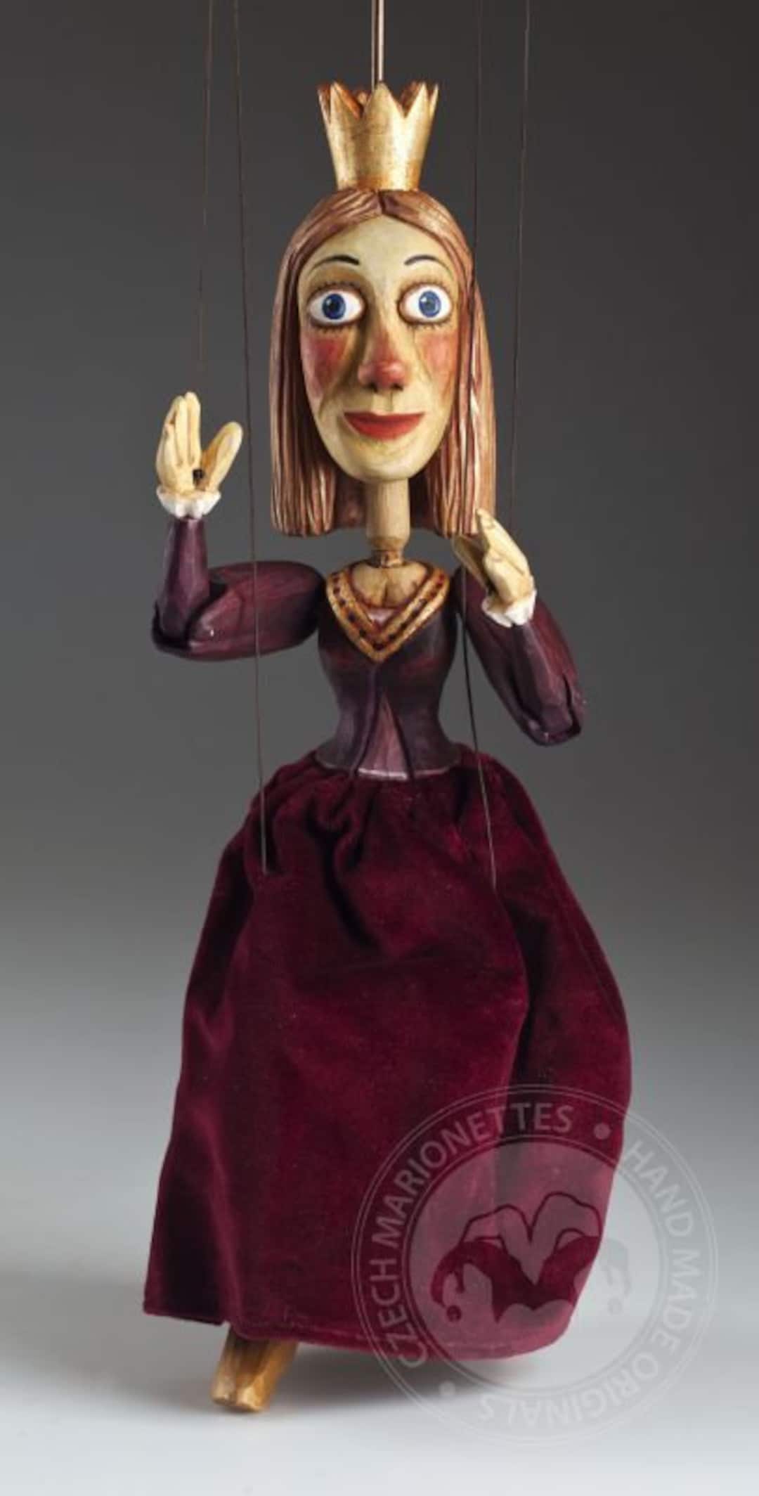 Princess - Wooden Marionette - Etsy