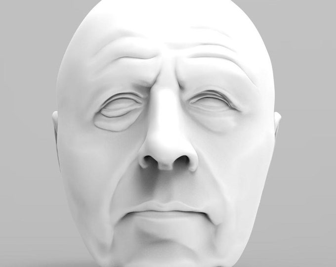 Head With a Moveable Mouth, Eyes and Eyelids - High Forehead (for Doll ...