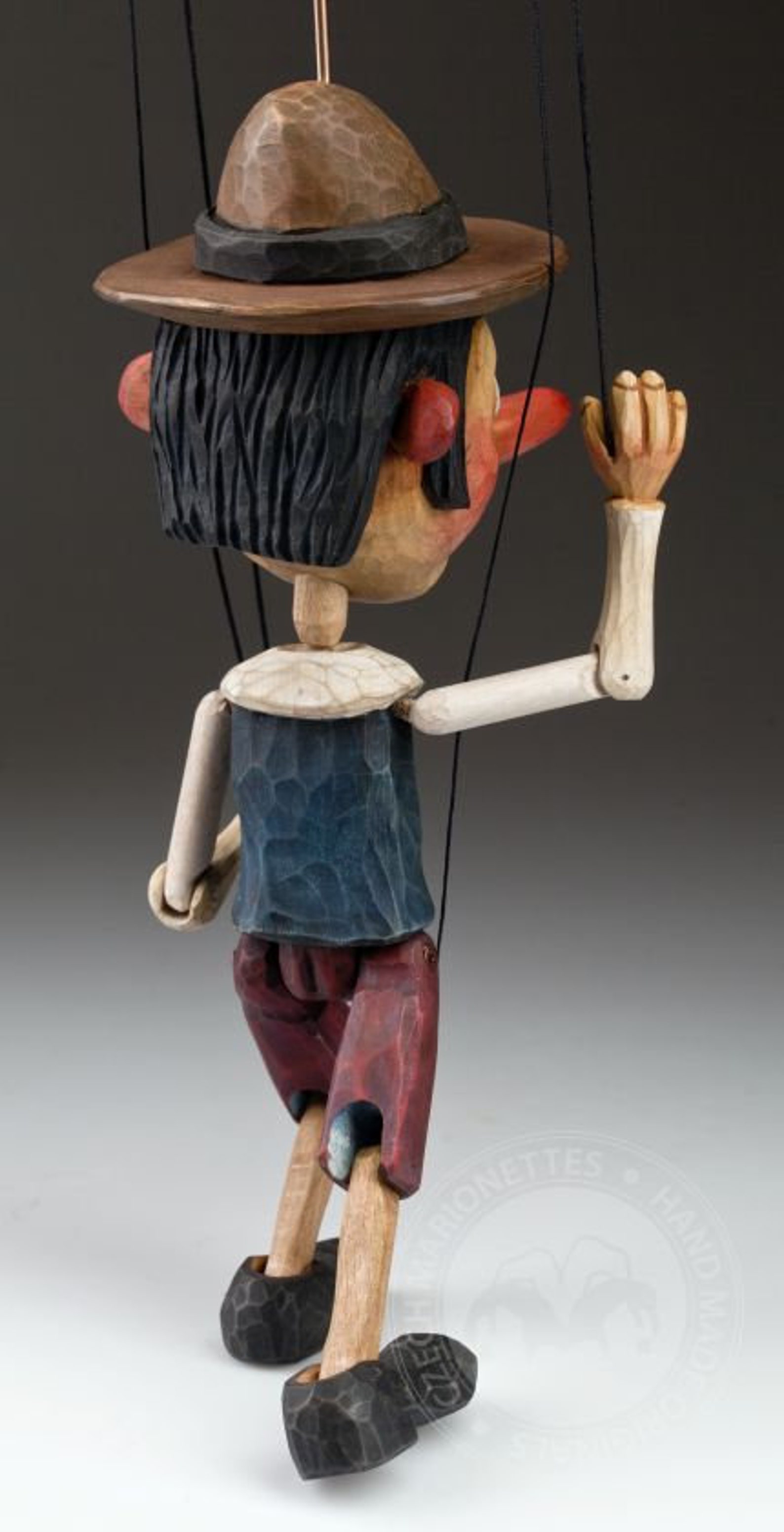 Wooden Happy Pinocchio - Etsy