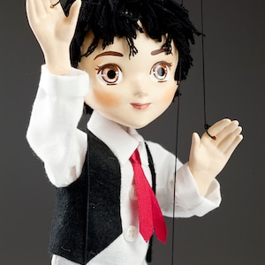 Anime Manga Boy Puppet Handmade in Prague - Etsy