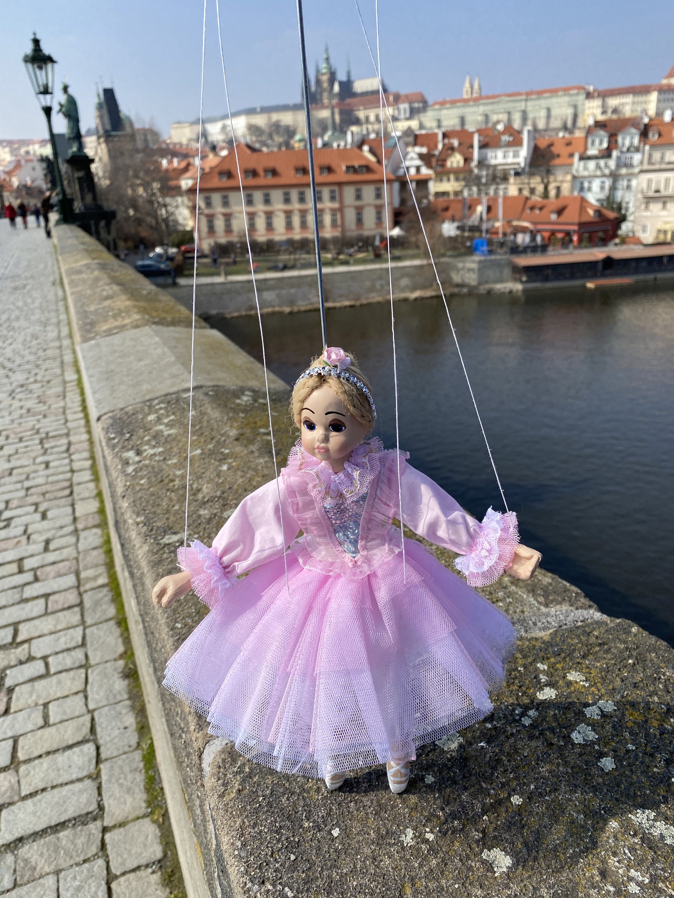 Ballerina Rosie Cute String Puppet From Czech Marionettes - Etsy UK
