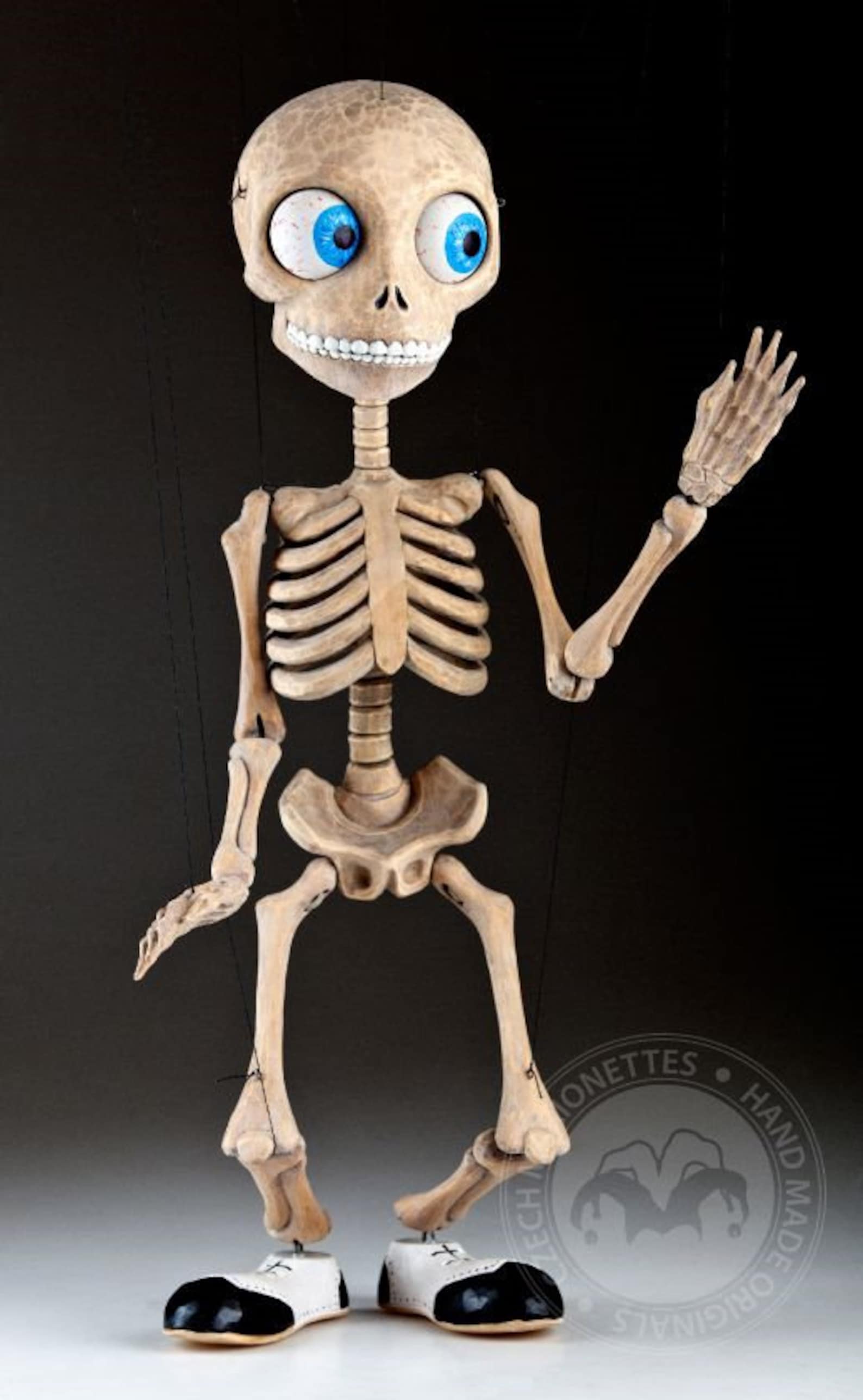 Cheeky Skeleton Marionette Professional Puppet W/ Flawless | Etsy
