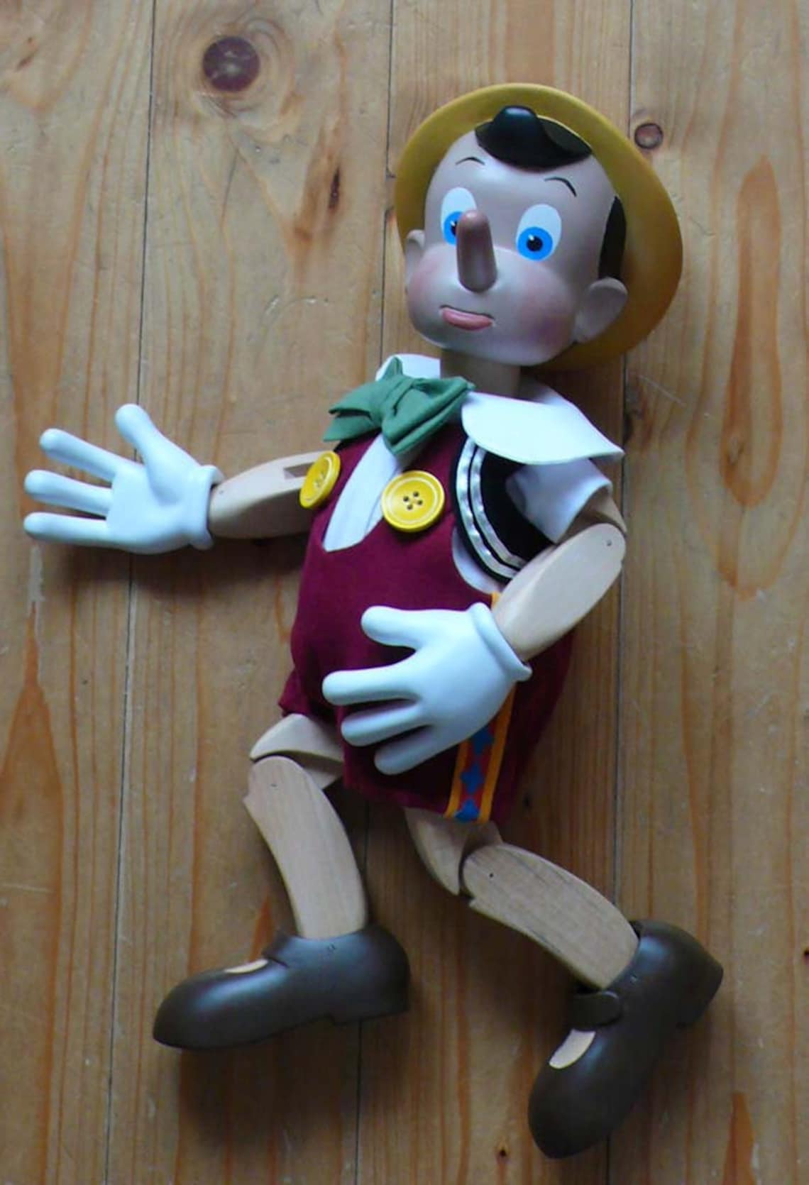 Hand-carved Pinocchio Replica of the Famous Marionette | Etsy UK