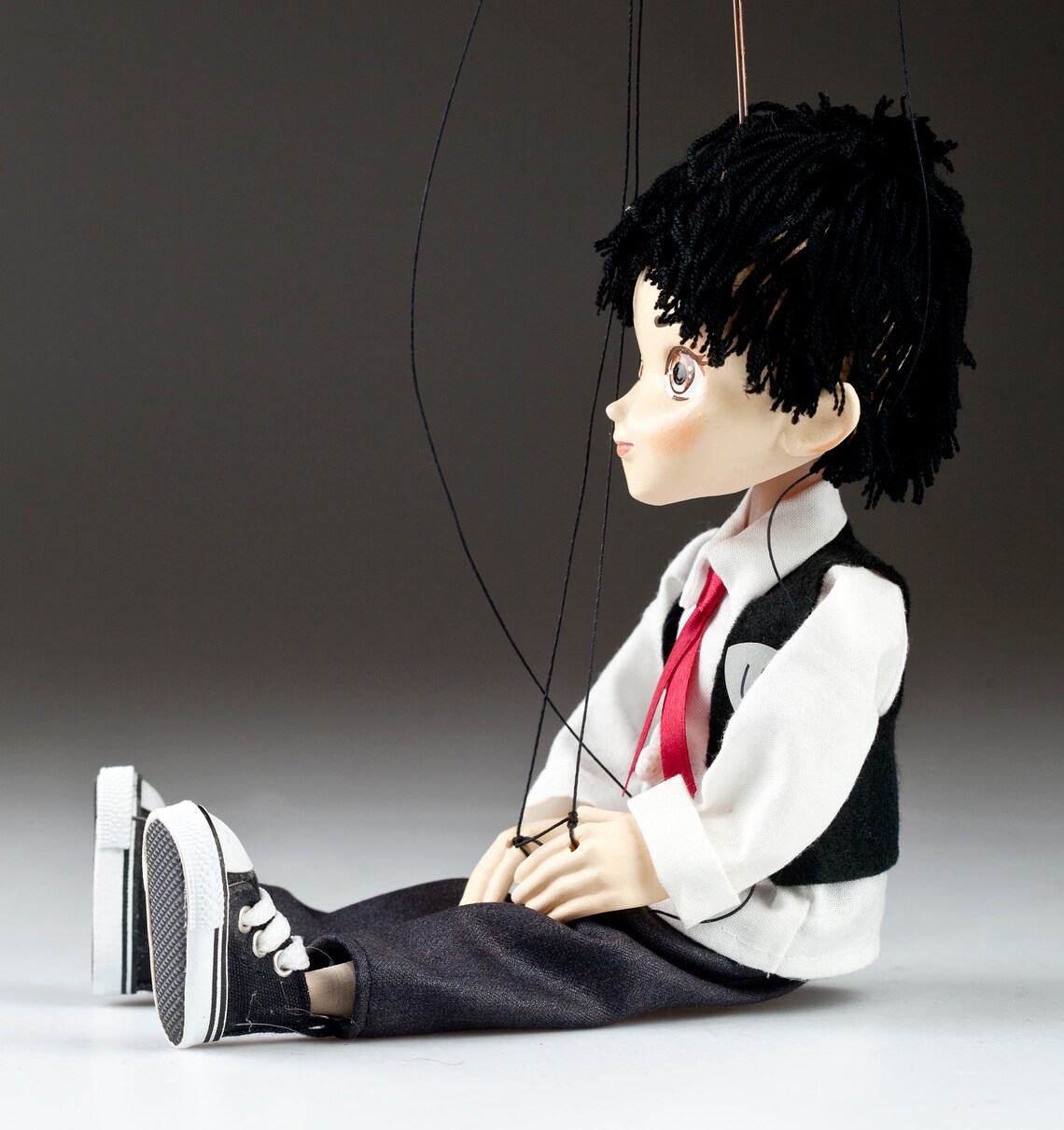 Anime Manga Boy Puppet handmade in Prague | Etsy