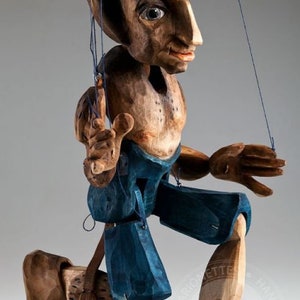Hand Carved Devil Marionette Puppet - 50cm 19 Inches - Etsy