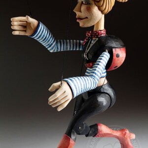 Pretty Ladybug - String Puppet | Animal Marionette Hand-carved From ...