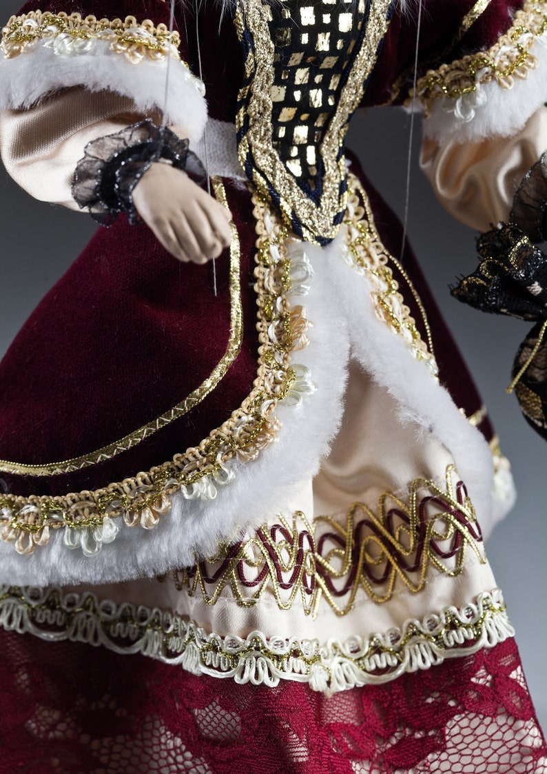 Awesome Countess Annie – 13" String Puppet of Tender Blonde in Richly ...