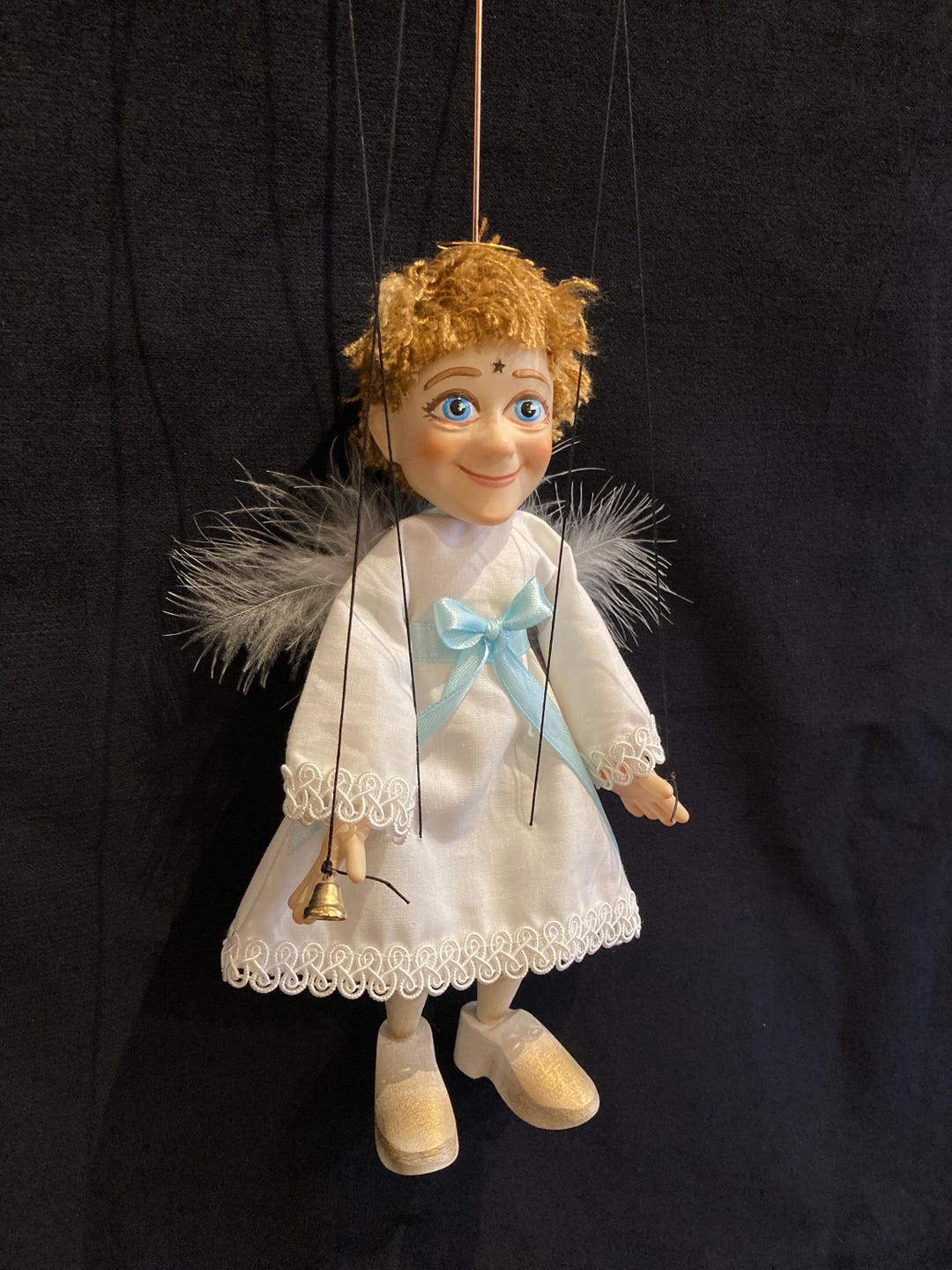 Little Angel – Sweet Hand-made Marionette Puppet, 9 Inches (24 Cm) - Etsy
