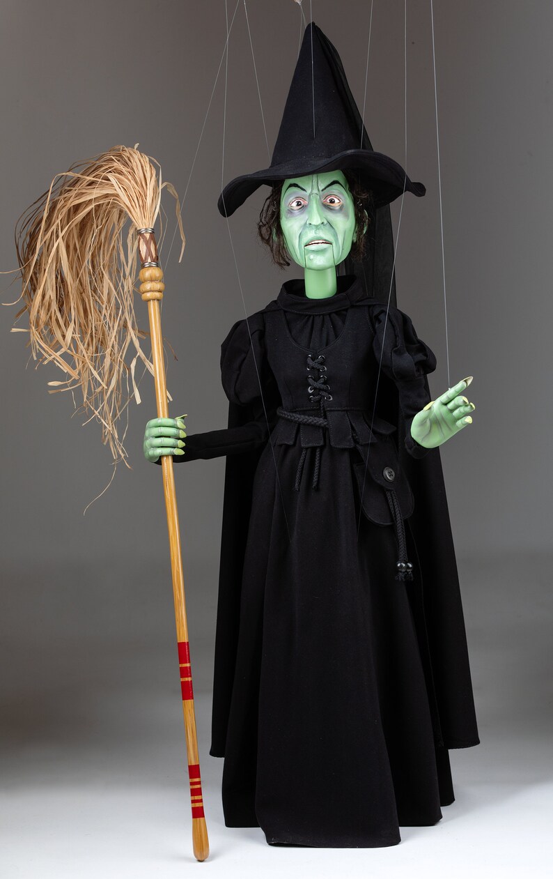 Green Wicked Witch - Marionette From the Movie Wizard of Oz - Etsy