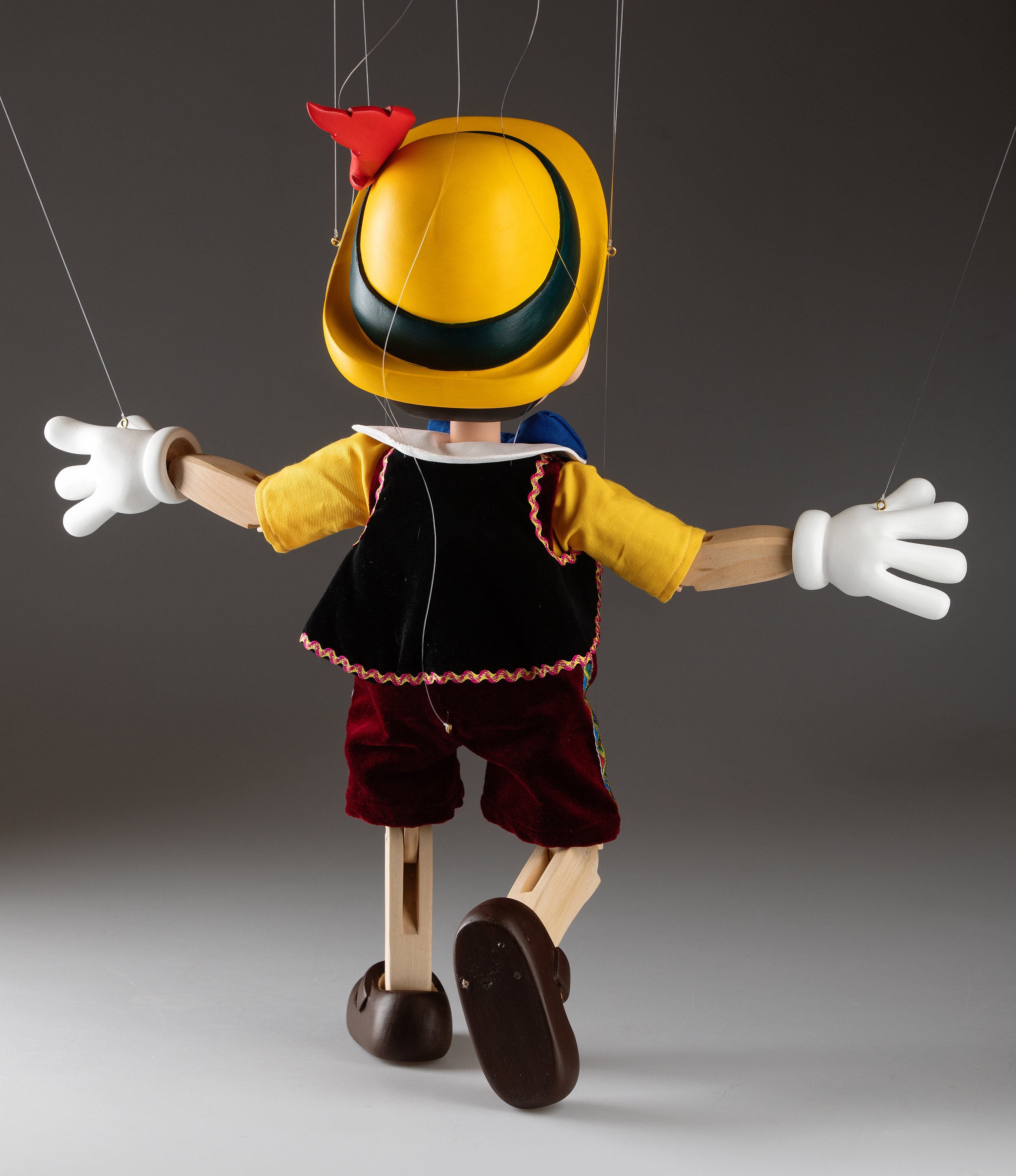 Hand-carved Pinocchio - Replica of the Famous Marionette Character ...