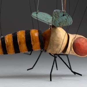 Wasp - Wooden Hand-carved Marionette - Etsy