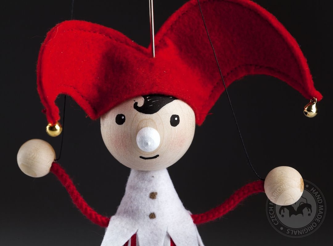 Little Jester - Handmade Marionette Puppet - Etsy