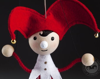 Cute Maria Wooden String Puppet Easy-to-play Marionette With a Basic ...