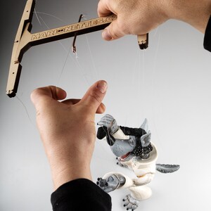 Wolf Elvis - Performance Czech Marionette - Handmade String Puppet - Etsy