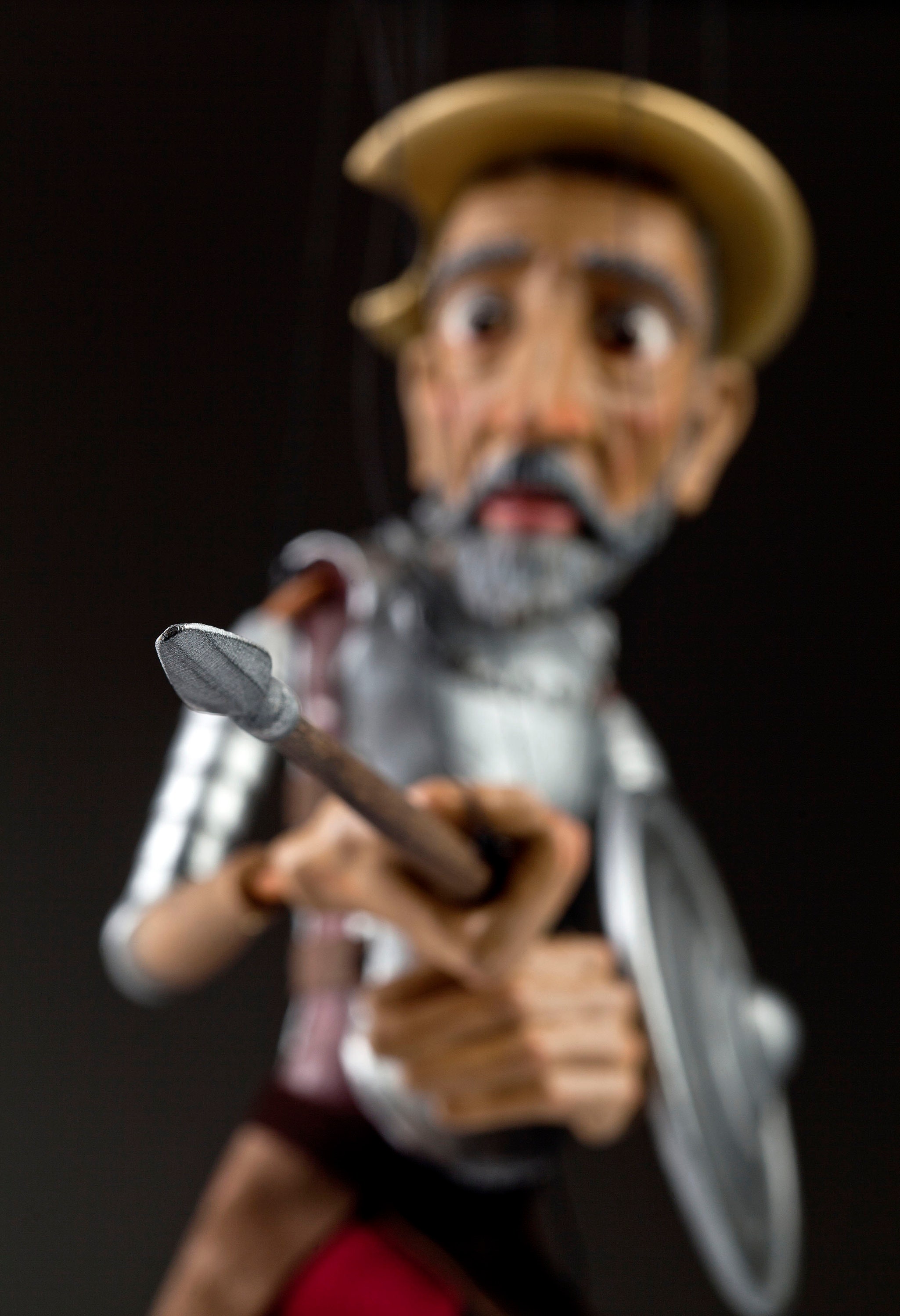 Don Quichotte Marionette Puppet, 18 Inches / 45 Cm, Hand Made in Prague ...