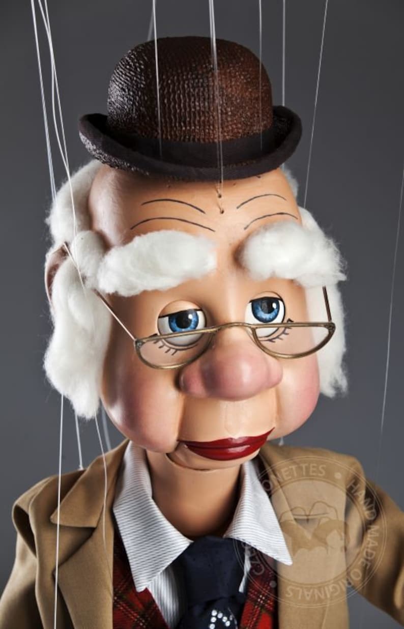 Mr. Bluster – Replica of Famous Marionette From US TV Show From 50' - Etsy