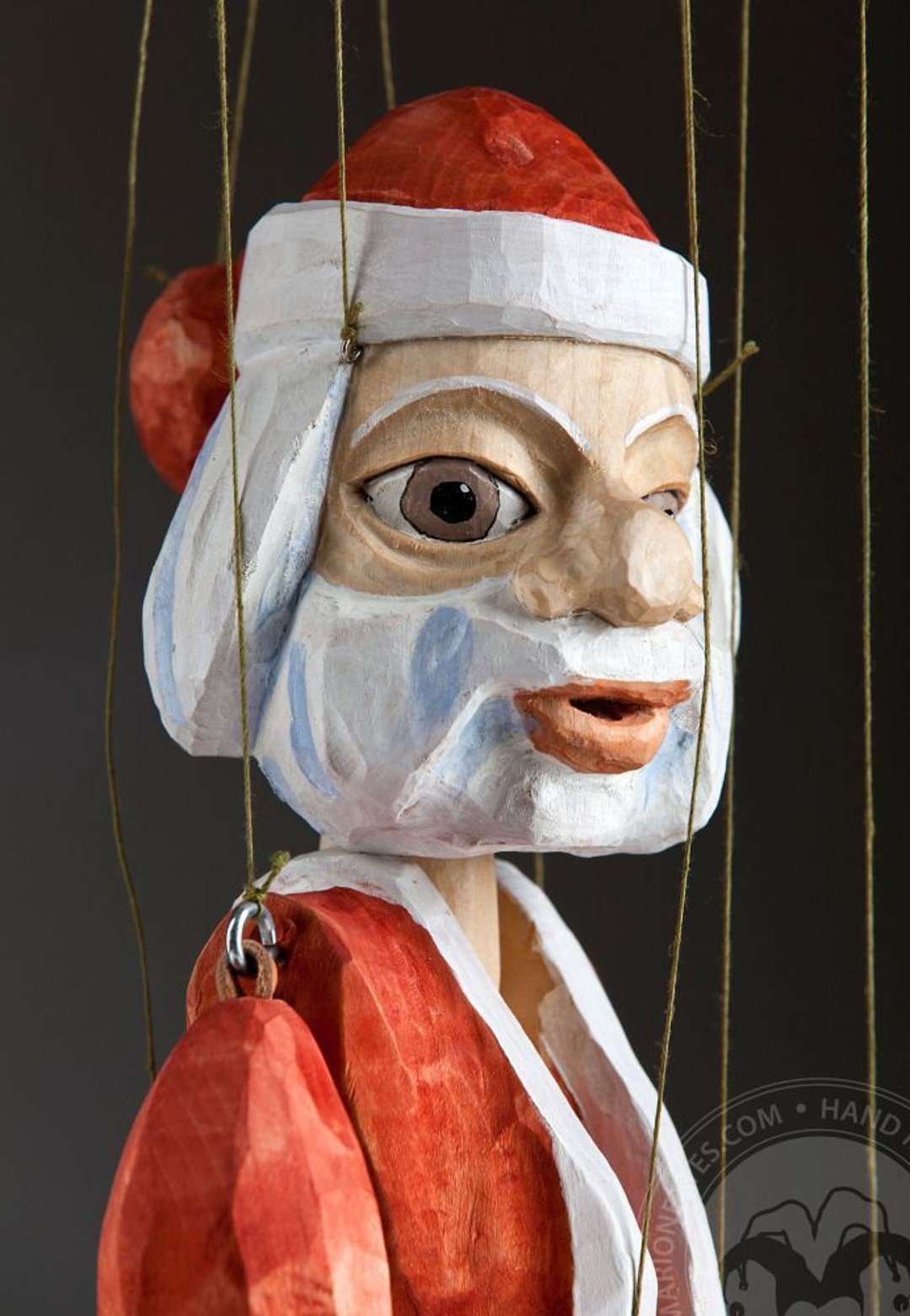 Santa Clause Czech Marionette Puppet - Etsy