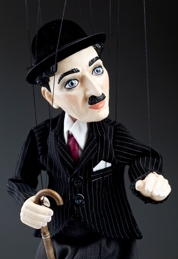 Charlie Chaplin Czech Marionette Puppet | Etsy