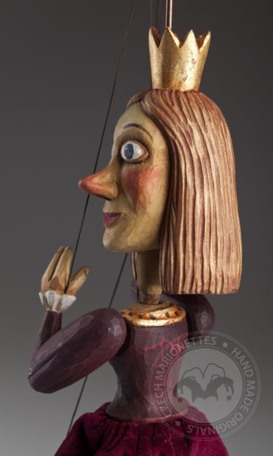 Princess Wooden Marionette | Etsy