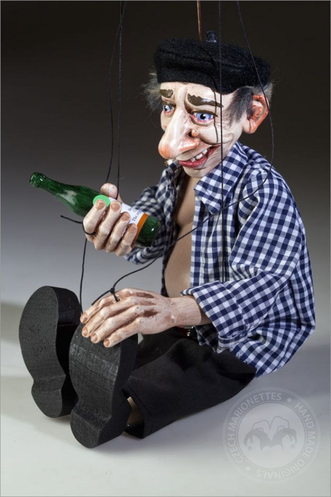 Franta - Lazy Czech Marionette Puppet - Etsy