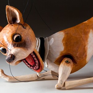 Chihuahua – a Dog Marionette Puppet Hand-carved From Linden Wood - Etsy