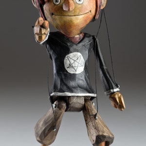 Cute Little Devil – a Hand Carved String Puppet With an Original Look ...