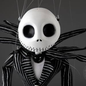 Jack Skellington - Custom-made Marionette 60cm, Movable Mouth - Etsy
