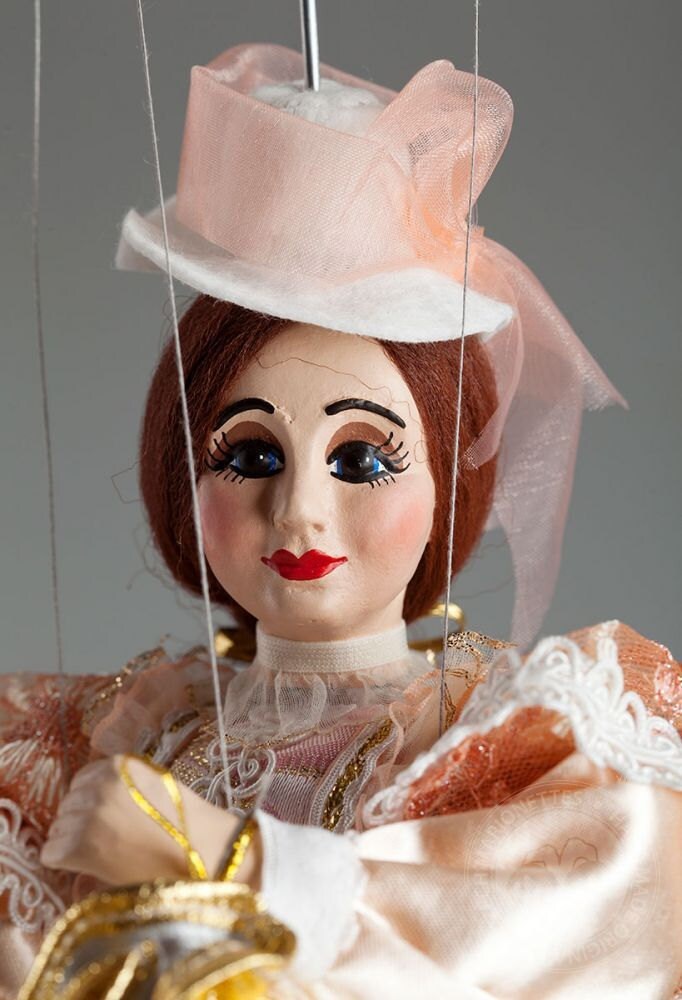 Countess Rose Marionette - Czech Handmade String Puppet - Etsy