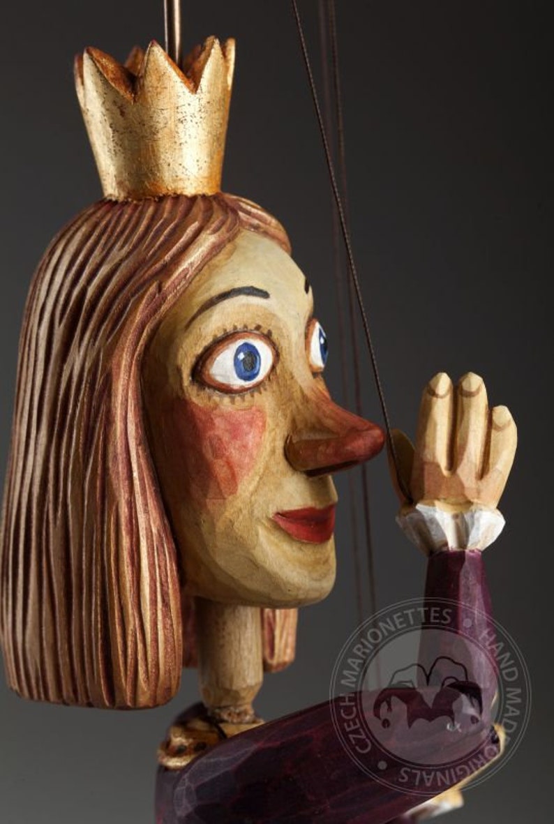 Princess Wooden Marionette | Etsy