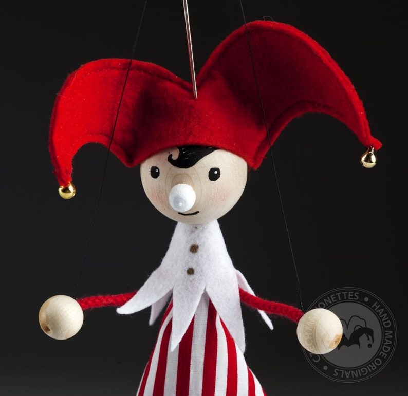 Little Jester - Handmade Marionette Puppet - Etsy