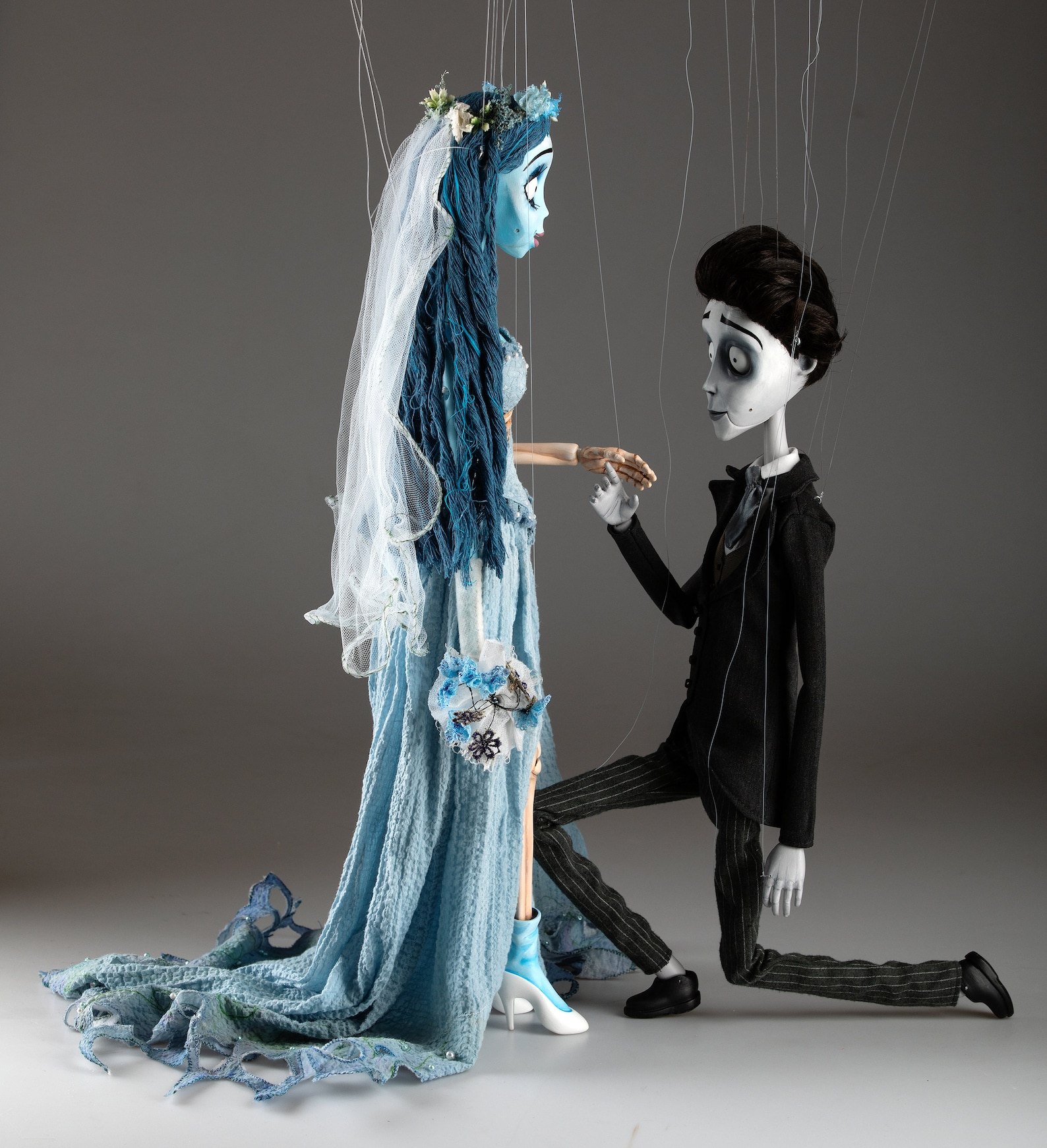 Corpse Bride Custom-made Marionettes 24 Inches Tall, Movable Parts - Etsy