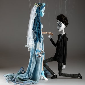 Corpse Bride - Custom-made Marionettes 24 Inches Tall, Movable Parts - Etsy