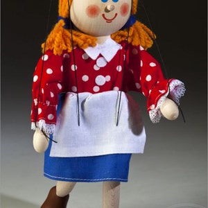Cute Maria – Wooden String Puppet | Easy-to-play Marionette With a ...