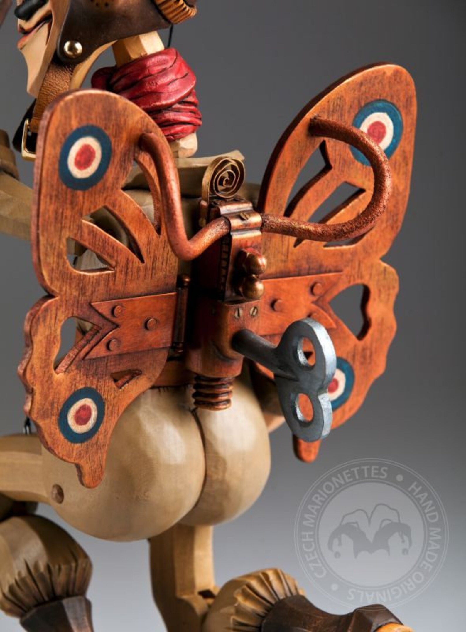 Butterfly Pilot – Wooden Art Marionette Puppet From Zoo Sapiens ...