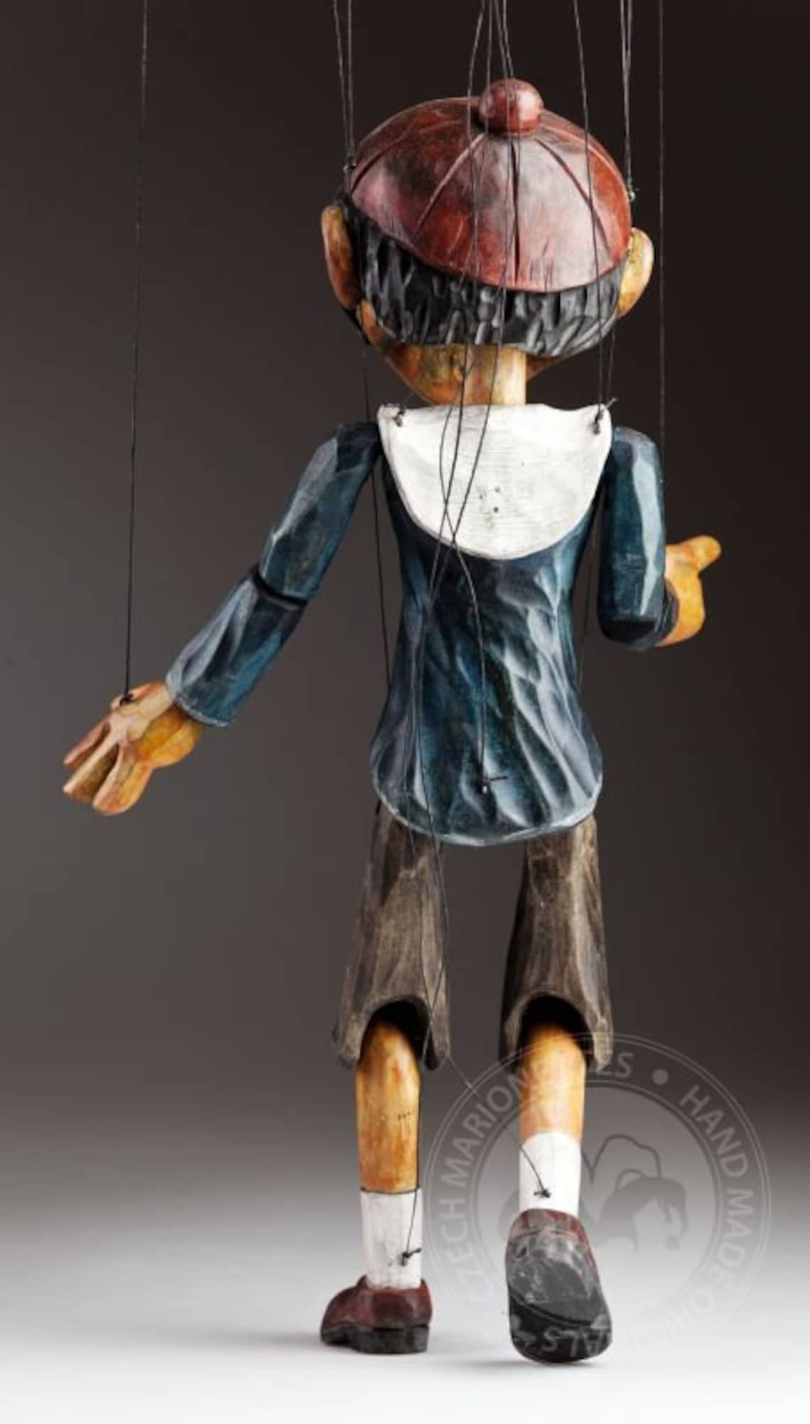 Large Size Pinocchio Marionette Hand Carved W/ Layers of Bee - Etsy