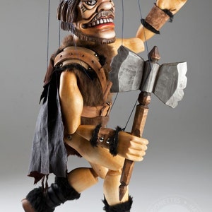 Viking Baldr Czech Marionette Puppet - Etsy