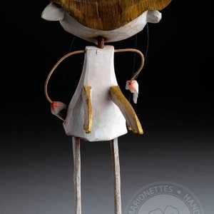 Friendly Angel - Wooden Hand-carved Marionette - Etsy