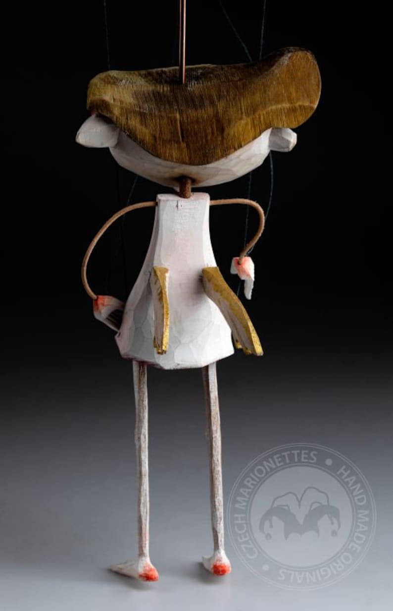 Friendly Angel - Wooden Hand-carved Marionette - Etsy