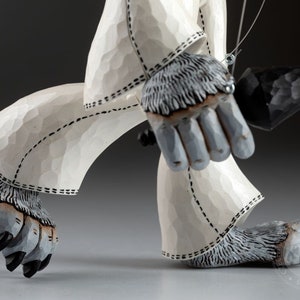 Wolf Elvis - Performance Czech Marionette - Handmade String Puppet - Etsy